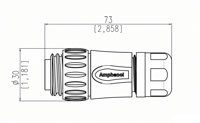 C016 20H003 110 10 | Amphenol Tuchel Industrial